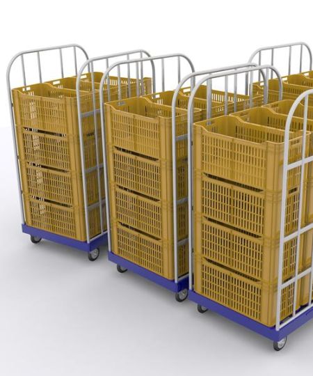 Smart Cage Trolley Management-KEEWING-ID
